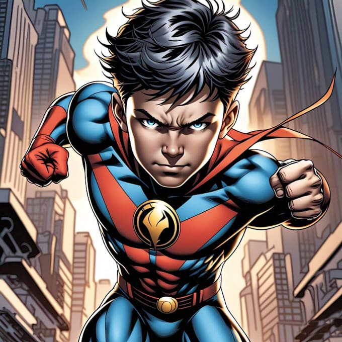 Create comic book character 4u by Cyllla | Fiverr