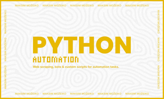 Create custom python automation scripts for your tasks by Feirmax | Fiverr