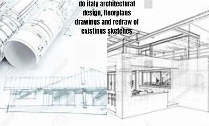 Do italy architectural design, floorplans drawings by Adekennyr | Fiverr