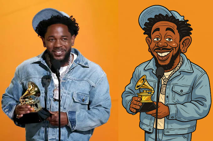 Draw a cartoon caricature based on your photo by Beavinci | Fiverr