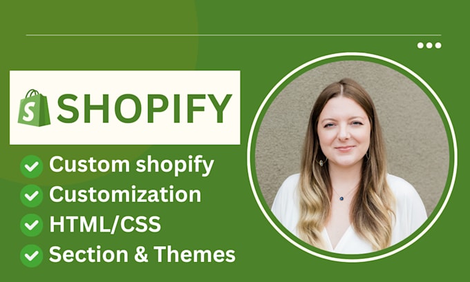 Create custom shopify sections and do theme customization by Joellharr | Fiverr
