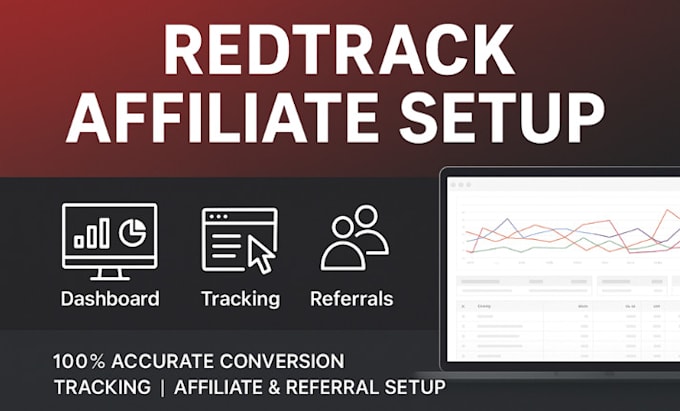 Set up your redtrack affiliate tracking and referral system by Adeyemi_mathheu | Fiverr