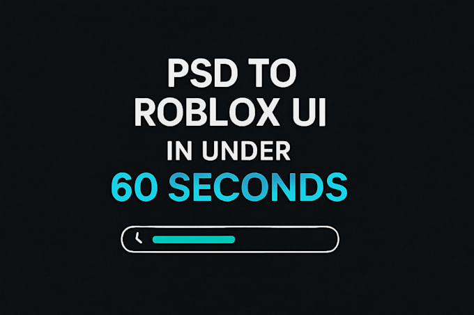 Convierte tu psd en una interfaz de usuario de roblox de alta calidad ...
