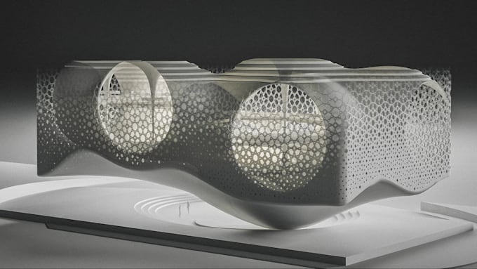 Create architectural parametric model in rhino grasshopper for cnc 3d ...