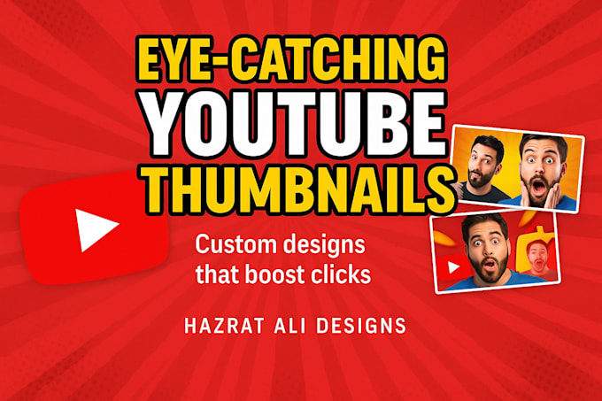 Design professional youtube banners and facebook thumbnails by Harzot ...