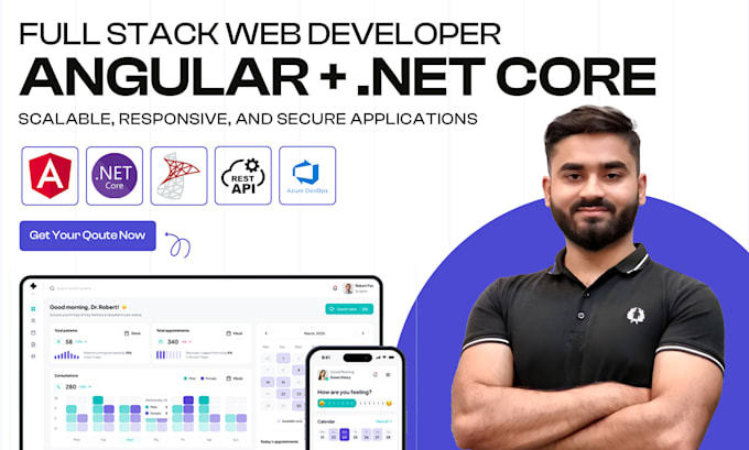 Develop a custom web app using net core and angular by Ahmad_hussain48 ...