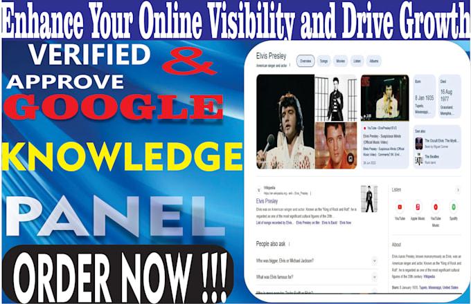 Create a verified google knowledge panel for individuals and businesses by Favour_panel | Fiverr