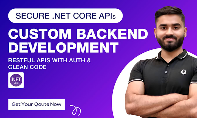 Create secure backend apis using net core by Ahmad_hussain48 | Fiverr