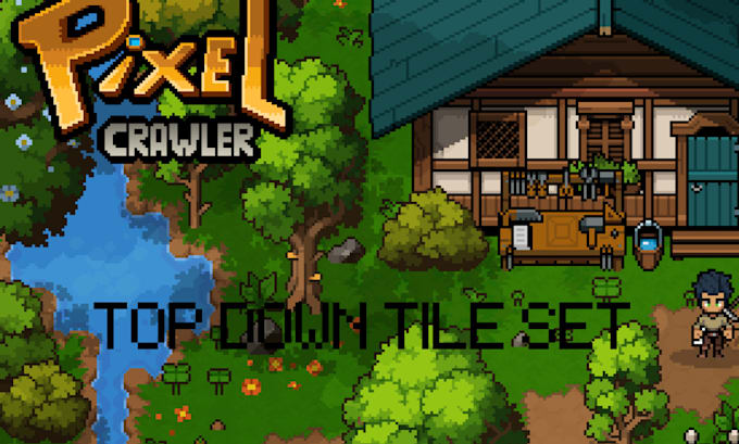 Do pixel art tileset top down tile map rpg game art asset sprites ...