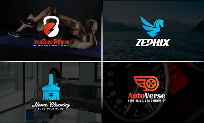 Do unique minimalist stunning business logo design for you by Zainab_637 | Fiverr