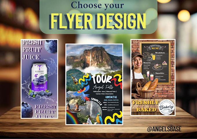 Create a catchy flyer design by Angelsbase | Fiverr