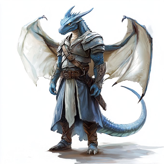 Create your dnd character illustration for you by Larrielperry | Fiverr