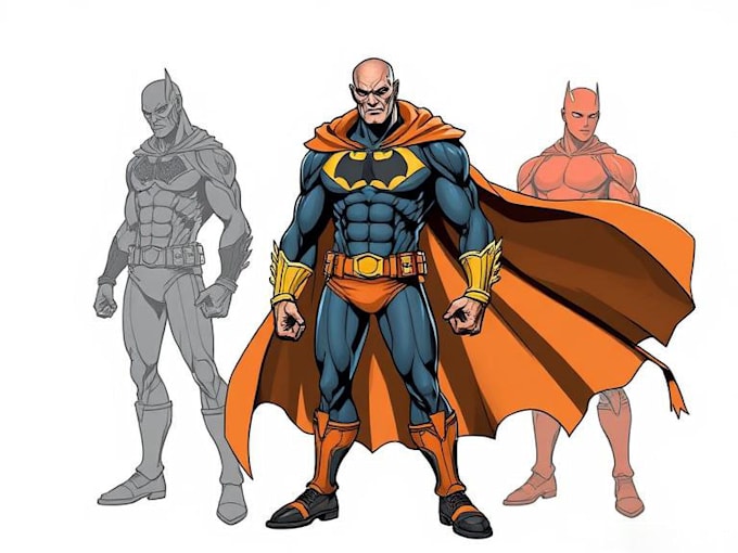 Design superhero character design concept art for your comic by Monela2 ...