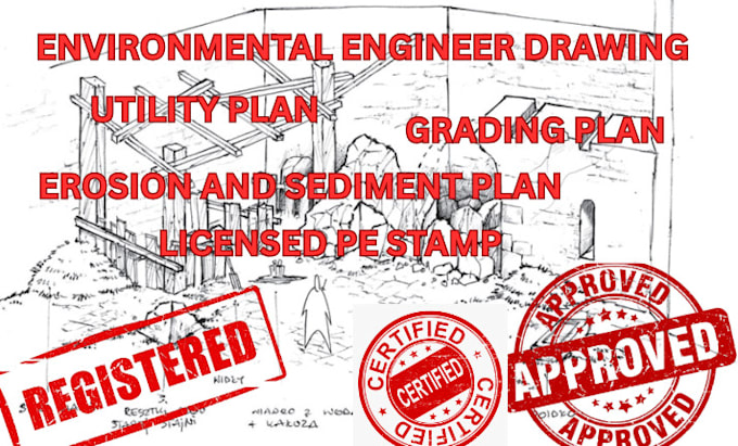 Design erosion sediment control plan ,grading and utility plan with pe ...