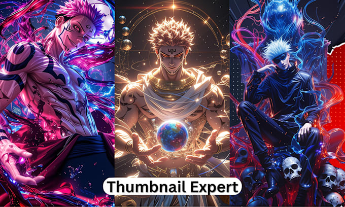 Create 3d anime roblox thumbnail icon rust thumbnail for you by ...