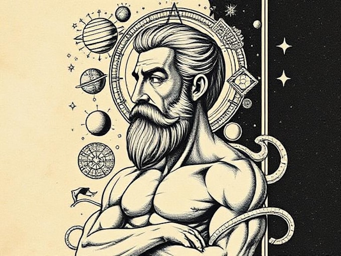 Create unique custom geometric tattoo design by Wadliisher | Fiverr