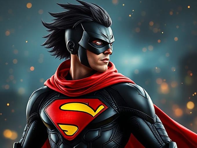 Draw you as an amazing superhero by Renchoberts | Fiverr