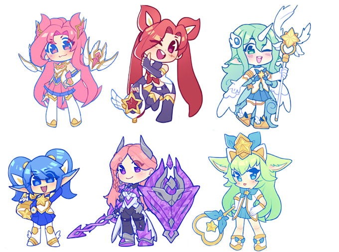 Draw full body chibi character by Aritafrog | Fiverr