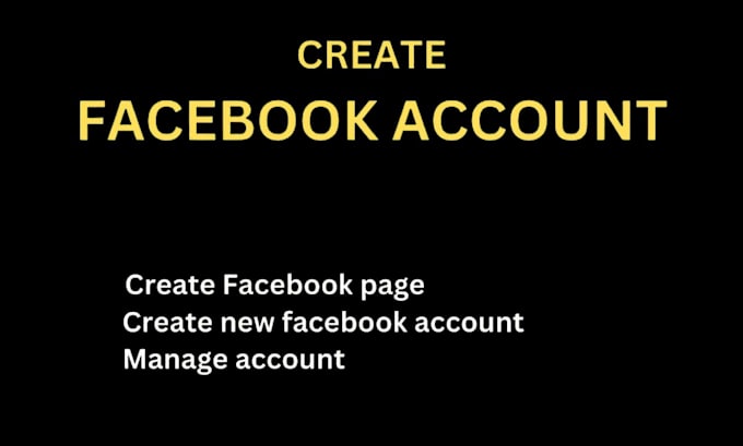 Create new facebook account by Zamirulbaset | Fiverr