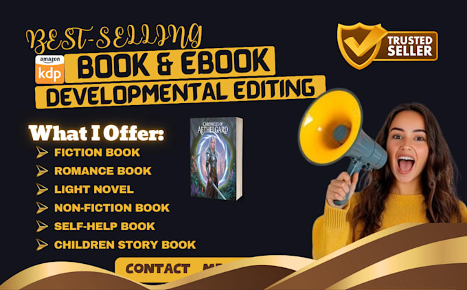 Provide a proofread and developmental edit for your novel by ...