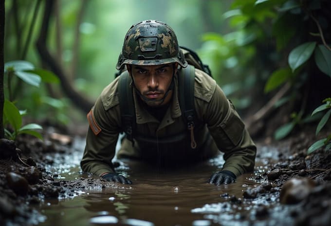 Draw detailed military characters for you by Nikelietthews | Fiverr