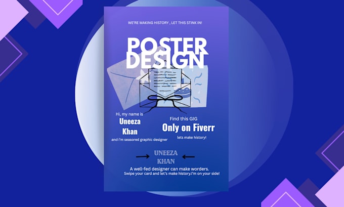 Design unique posters for you in 24 hours by Uneezakhan_ | Fiverr