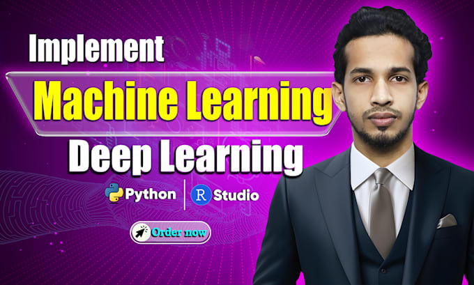 Do ai machine learning, deep learning, data science solutions with python by Smarts_book | Fiverr