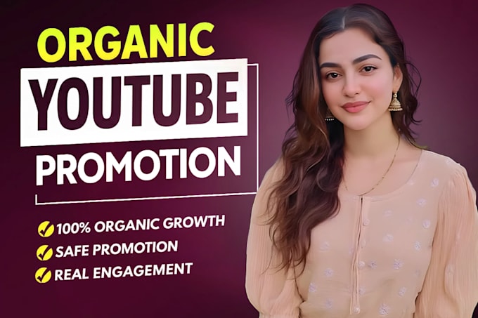 Do organic youtube video promotion for channel growth by Boostxyt | Fiverr