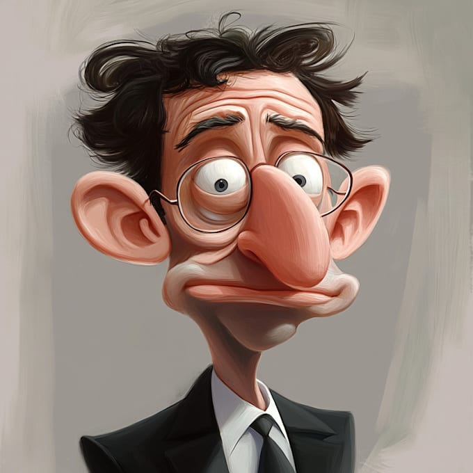 Draw an extreme exaggeration caricature for you by Vaivadeibot | Fiverr