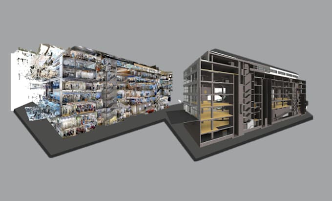 Convert point cloud to revit 3d model and bim lod 350 by Henry ...