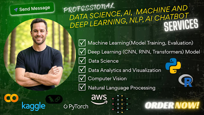 Build ai, ml, dl, nlp, and chatbot models with python by Meeer_hamza | Fiverr