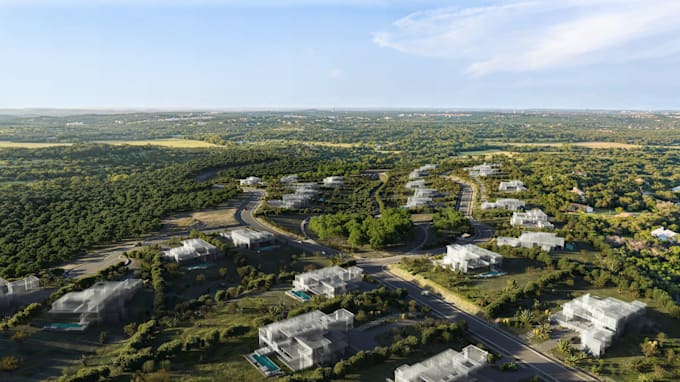 Create a realistic 3d birds eye rendering by Studio57_3dviz | Fiverr