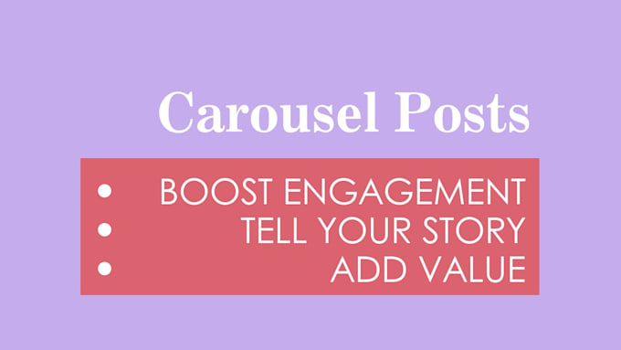 Design scroll stopping carousel posts by Socialsavvy4 | Fiverr