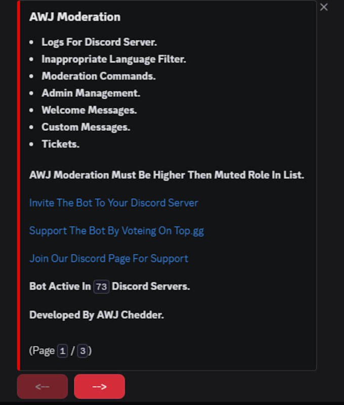 Create a custom discord bot by Awjchedder | Fiverr