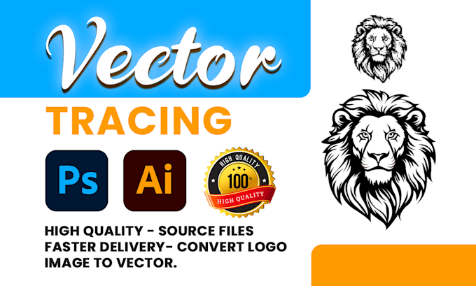 Do vector tracing, vectorize image, redraw logo by Mdsumon777 | Fiverr