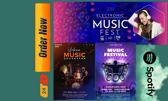 Epic spotify banner design and epic spotify banner design in 12hr by ...