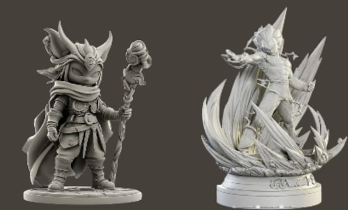 3d anime character modelling 3d anime toys anime figurine 3d miniatures ...