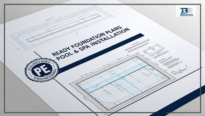 Do permit ready foundation plans for pool and spa installations and pe ...