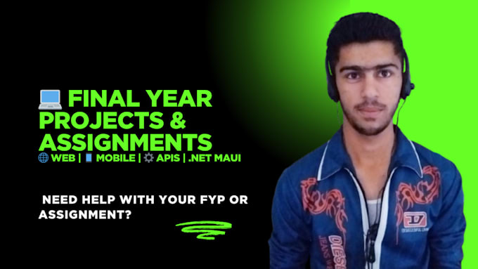 Do fyp and assignments web, mobile applications in dotnet, maui, apis by Inam_ulah | Fiverr