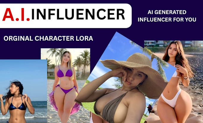 Make you a custom ai influencer flux lora with a comfyui workflow by Houstongreenn | Fiverr