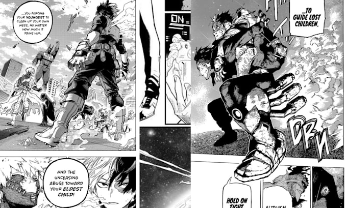 Draw comic manga art manga comic page manga storyboard anime character ...