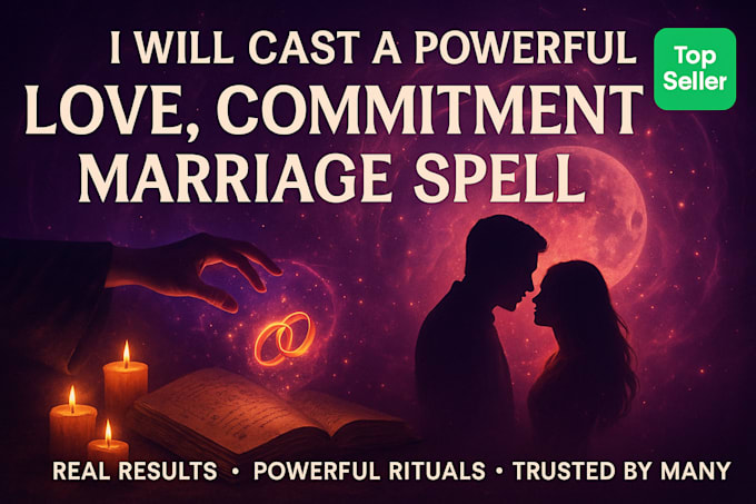 Cast a powerful commitment spell marriage spell and love spell for you ...