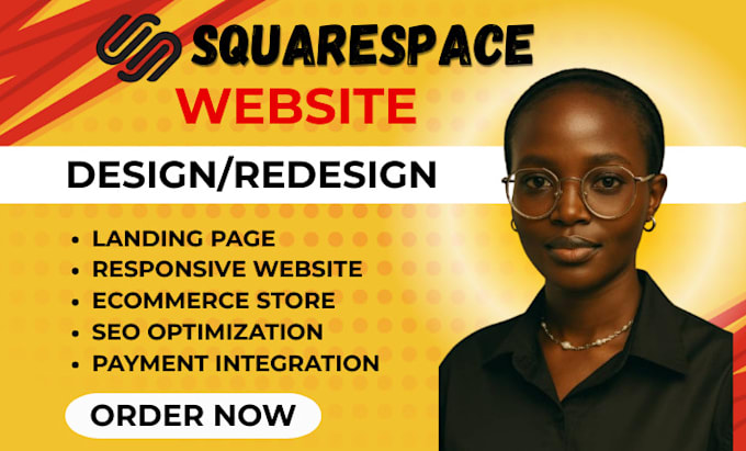 Squarespace website design squarespace website redesign squarespace website by Kemirachelle | Fiverr