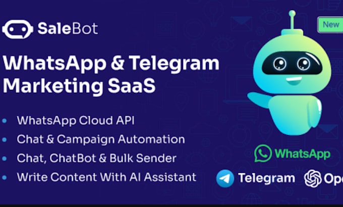 Build website ai chatbot, integrate ai chatbot with whatsapp telegram ai chatbot by ...