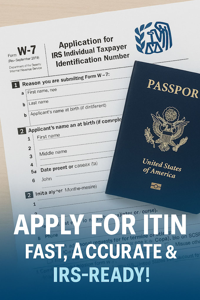 Professionally complete your irs form w 7 for itin application by Louisemstaples | Fiverr