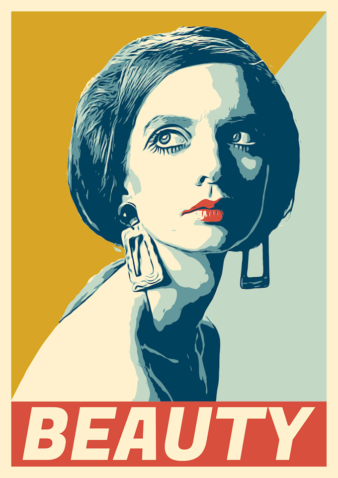 Draw the famous obey giant poster by Yuniastutinings | Fiverr