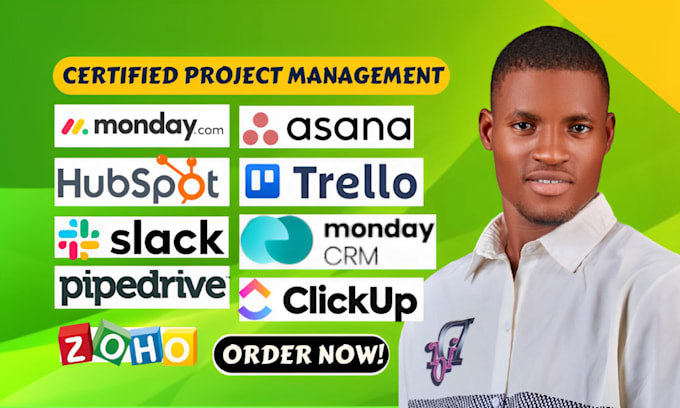 Setup Project Management On Monday Clickup Asana Notion Monday Crm Slack Crm By Muiz245 Fiverr