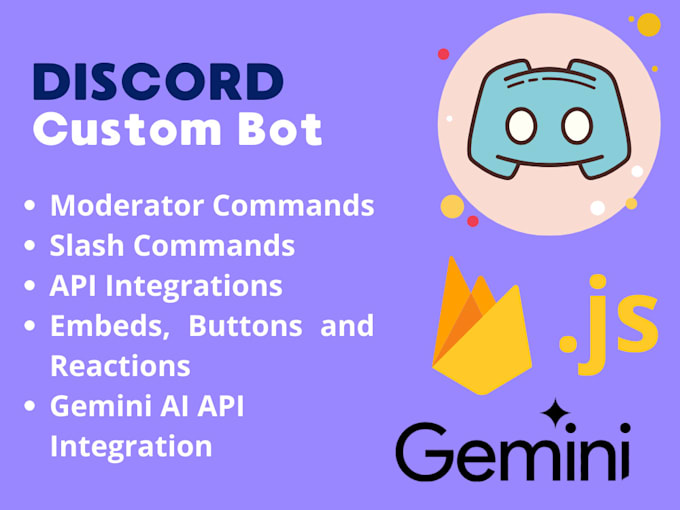 Create your custom discord bot by Lautaro_chini02 | Fiverr