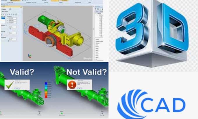Do 3d cad design and mechanical 3d model using solidworks and autocad ...
