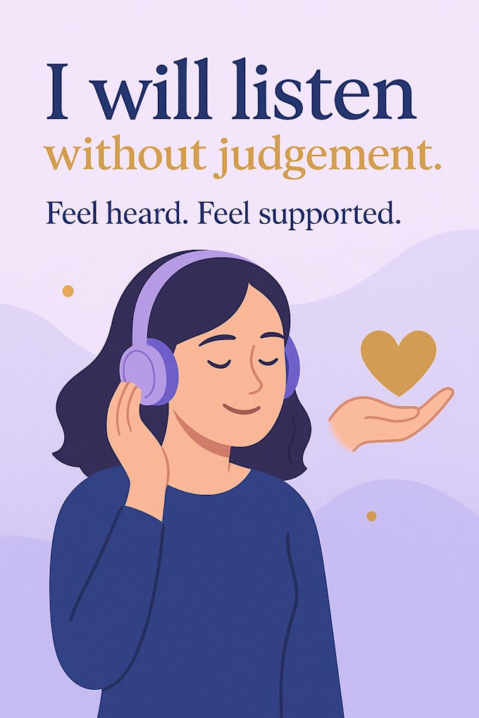 Silent friend emotional support for you by Faiza2023 | Fiverr